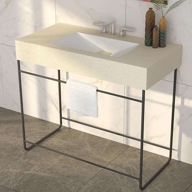 Console pour lavabo en fer - PERSEO - Mundilite