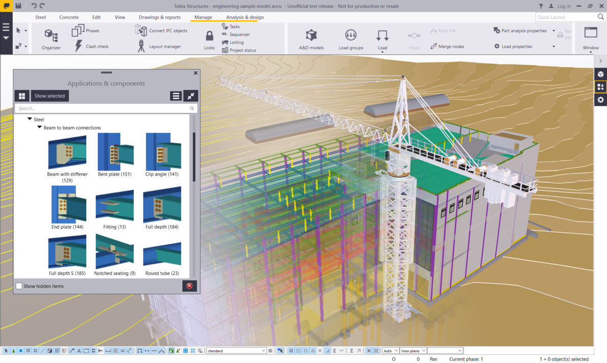 Logiciel de gestion - STRUCTURES - TEKLA - BIM (Building Information Modeling) / pour structures ...