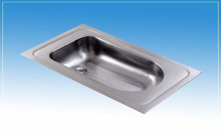 Baignoire en acier inoxydable - CMPX403 - B&K Ltd. - pour bébé / blanche