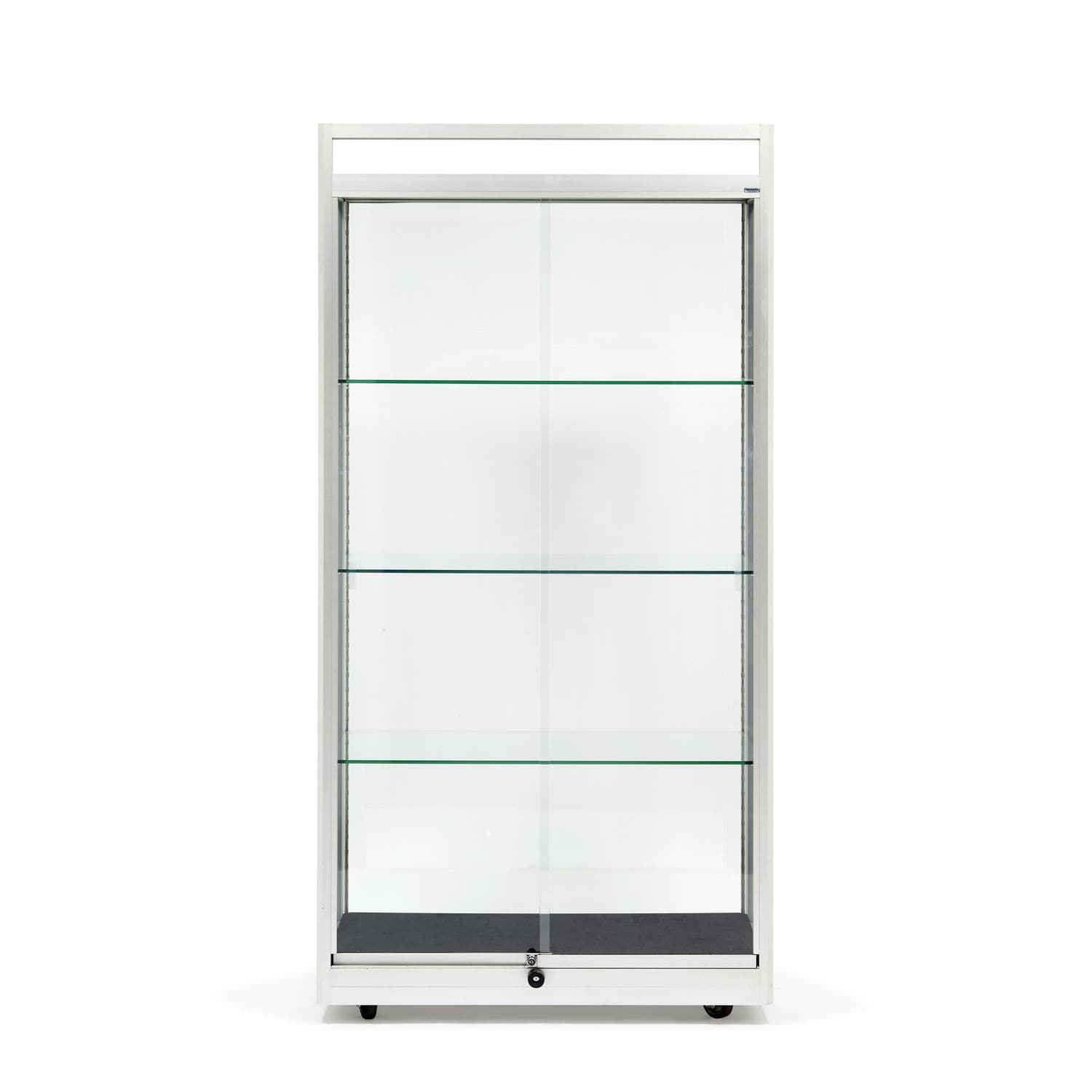 Vitrine contemporaine - HAUTE V1 ARGENT - SARAZINO VITRINES - en ...