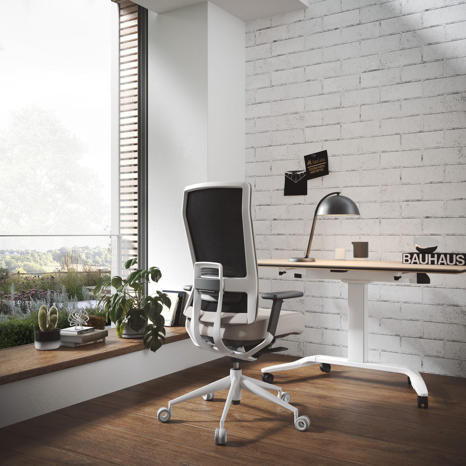 Fauteuil de bureau contemporain - TNK FLEX - Actiu - en tissu ...