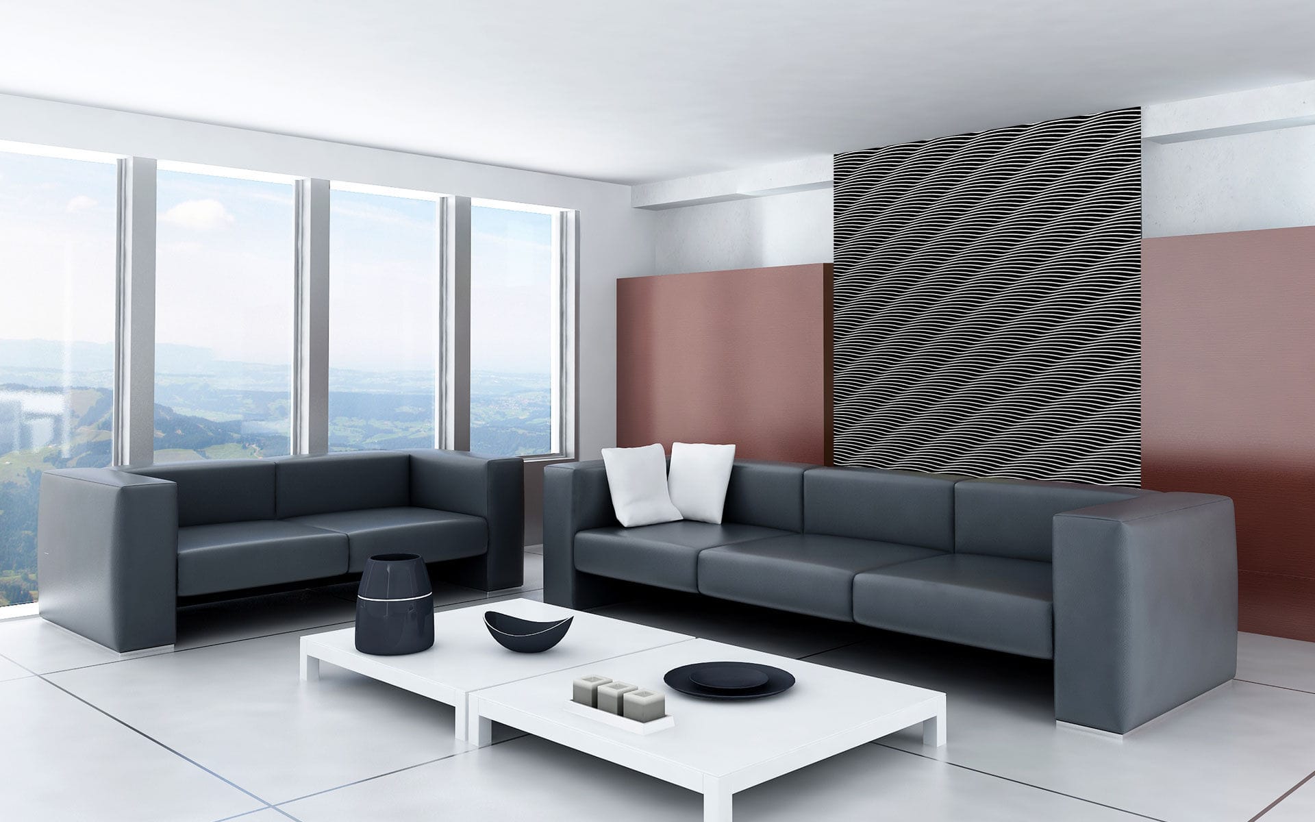 Panneau mural - MATRIX - SM'art - rétroéclairé / flexible / en HPL