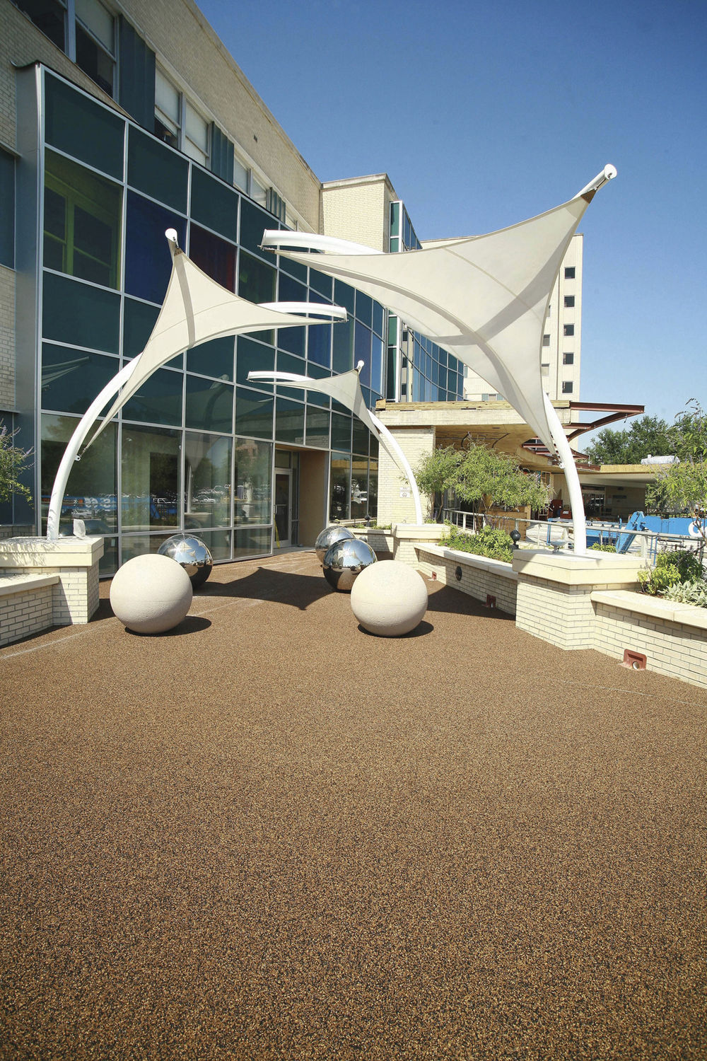 Structure tendue auvent - SKYLAR - Fabric Architecture - sur ossature ...