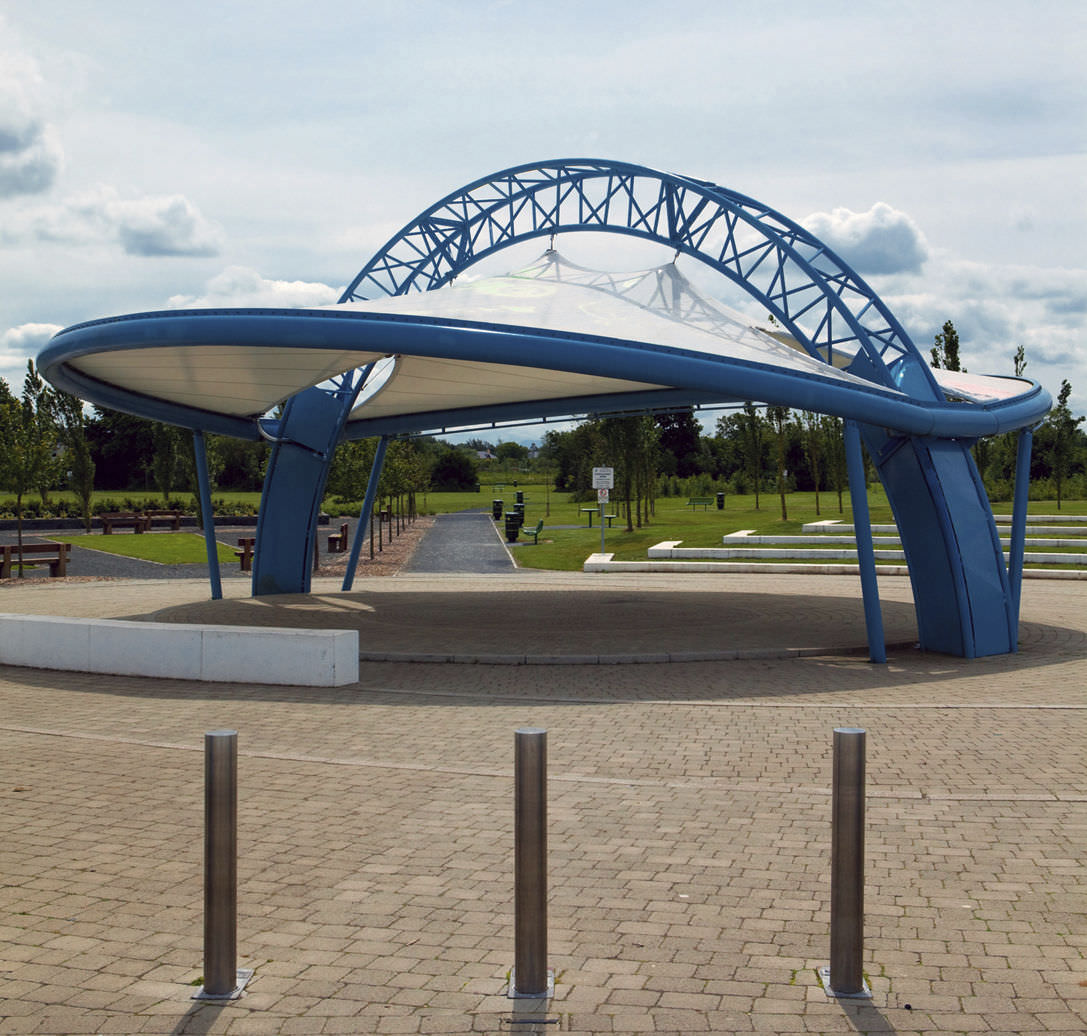 Structure tendue sur ossature métallique - BARREL : CASTLE SHELL ...