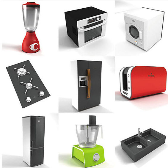 Bibliothèque d'objets 2D/3D - HOUSEHOLD AIDS - DOSCH DESIGN