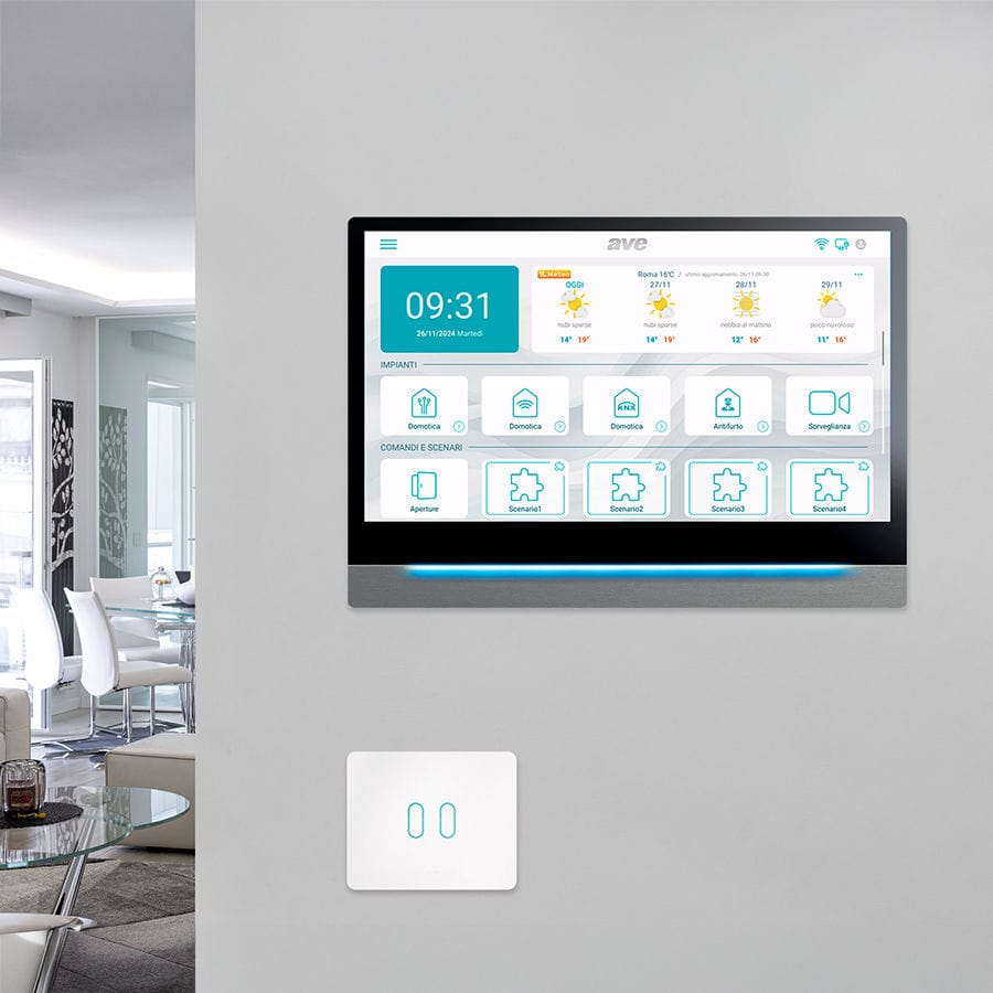 Écran tactile pour système domotique multifonction - TS-SMART18 - Ave ...