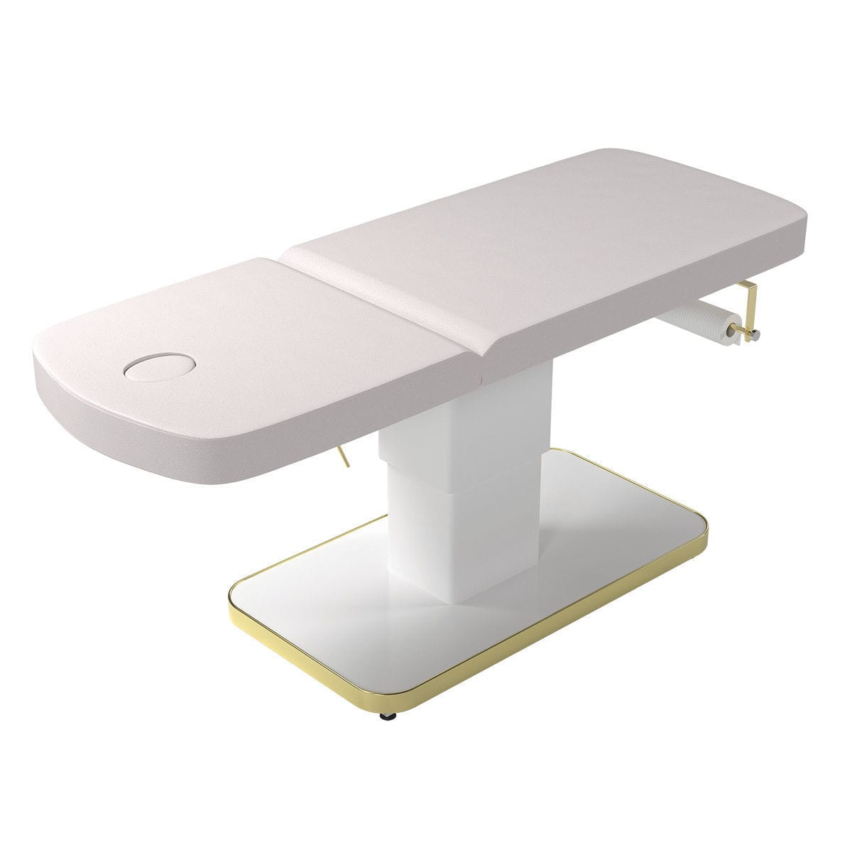 Table de massage électrique - XELY - Gamma & Bross - pliante / en cuir ...