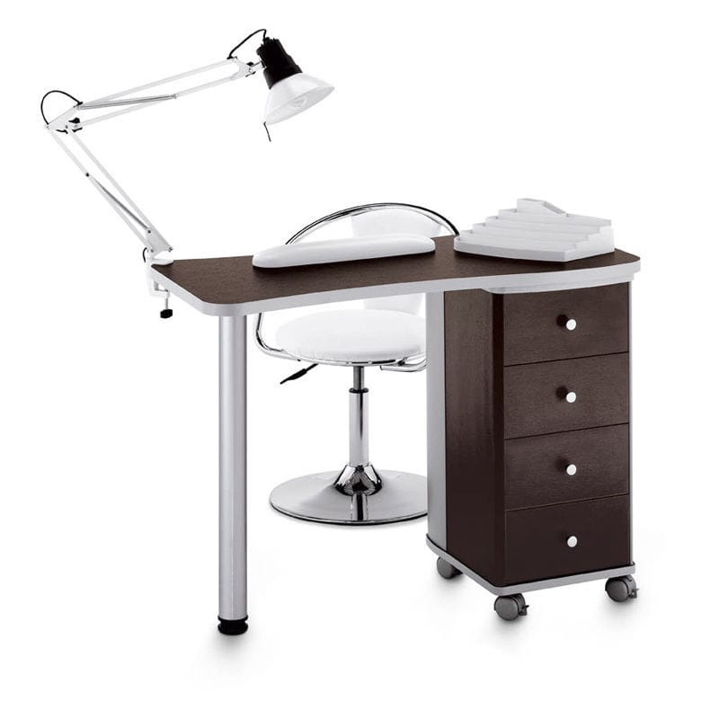 Table de manucure avec rangement intégré - 204 LW - Artecno Srl