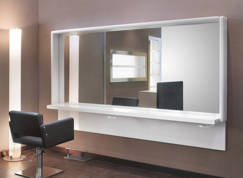 Coiffeuse contemporaine - TAILOR - SASSI - stratifiée / murale / pour ...