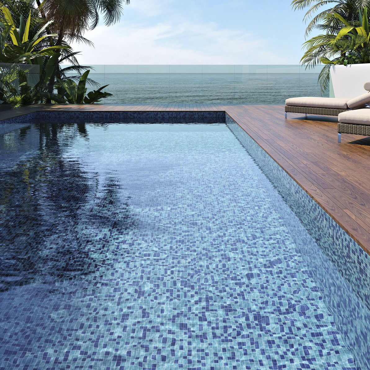 Mosaïque en verre - COLOUR BLENDS - ONIX Mosaico - d'intérieur / de ...