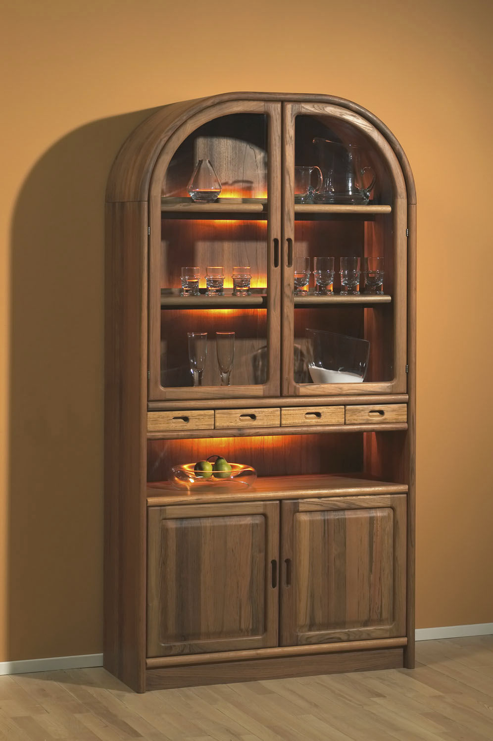 Vitrine design scandinave - 1194M - dyrlund - en chêne