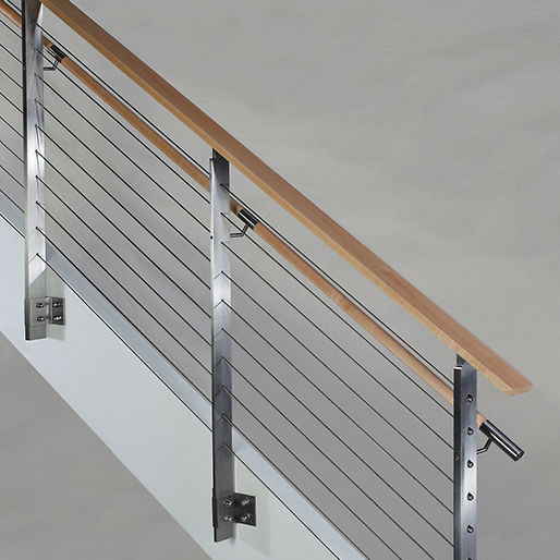 Garde-corps en inox - KOTO™ - HDI Railing Systems - en câble / d ...