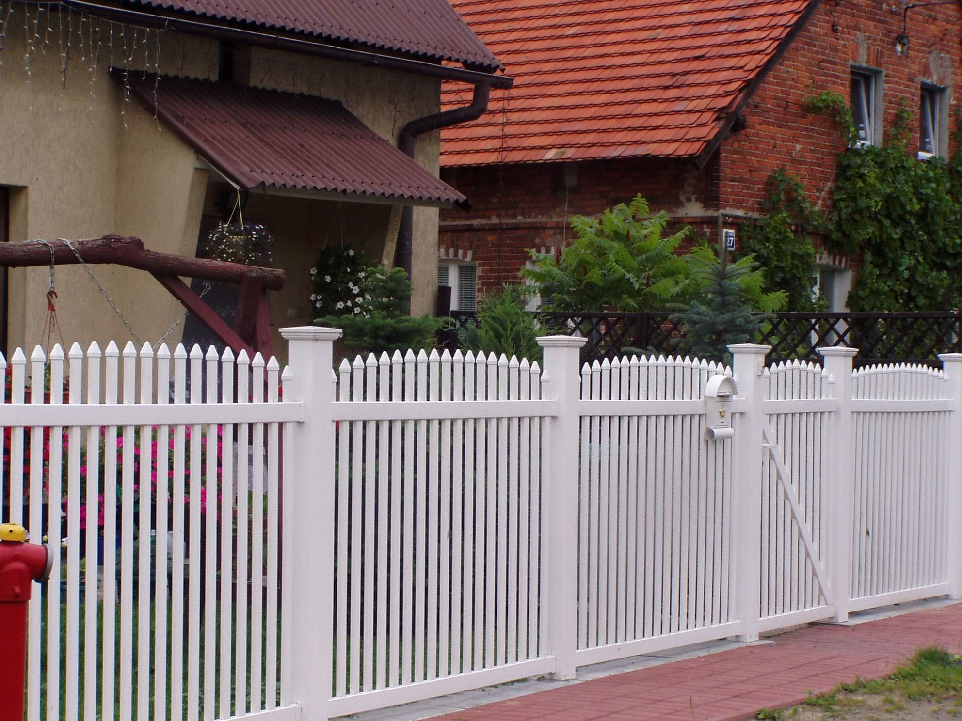 Clôture de jardin - TRADITIONAL ARCH OVER - Top Fence - en PVC / classique