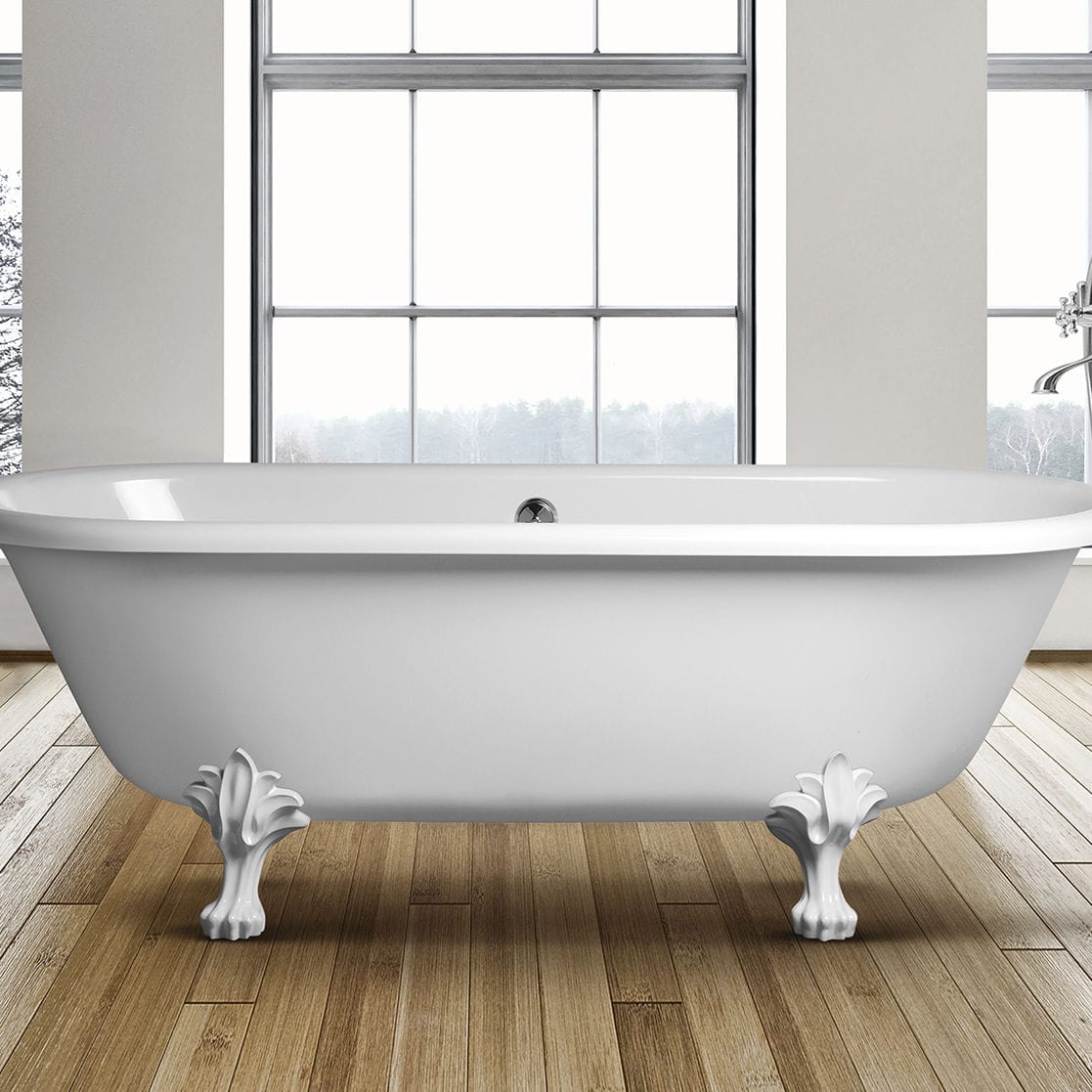 Baignoire ovale - RETRO NEW AGE - AQUAdesign - sur pieds / en composite ...