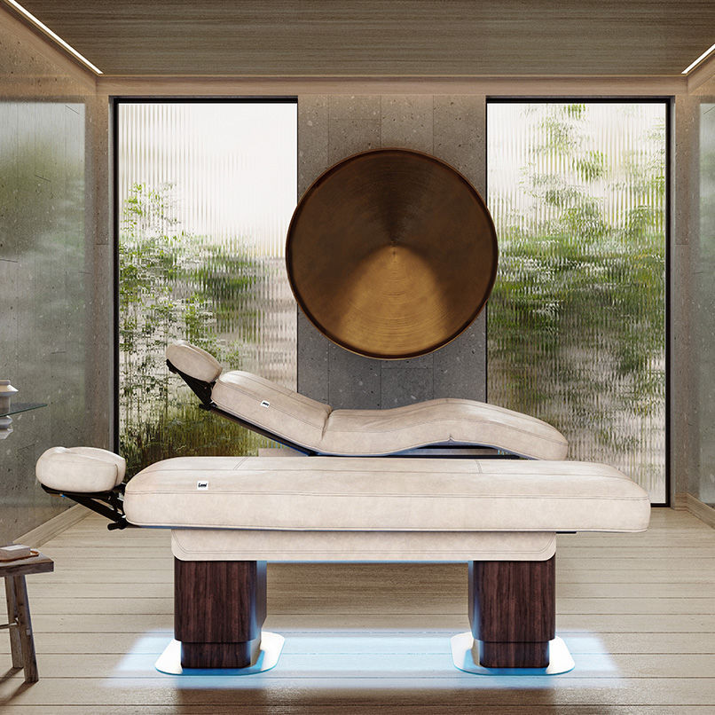 Table de massage électrique - MILANO - Lemi BEAUTY & SPA - en bois / en ...