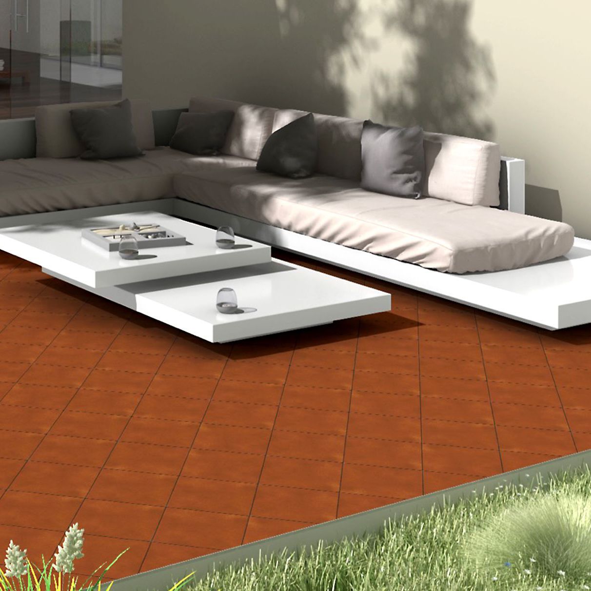 Carrelage en grès cérame - JACA - Codicer - mat / d'intérieur / de sol