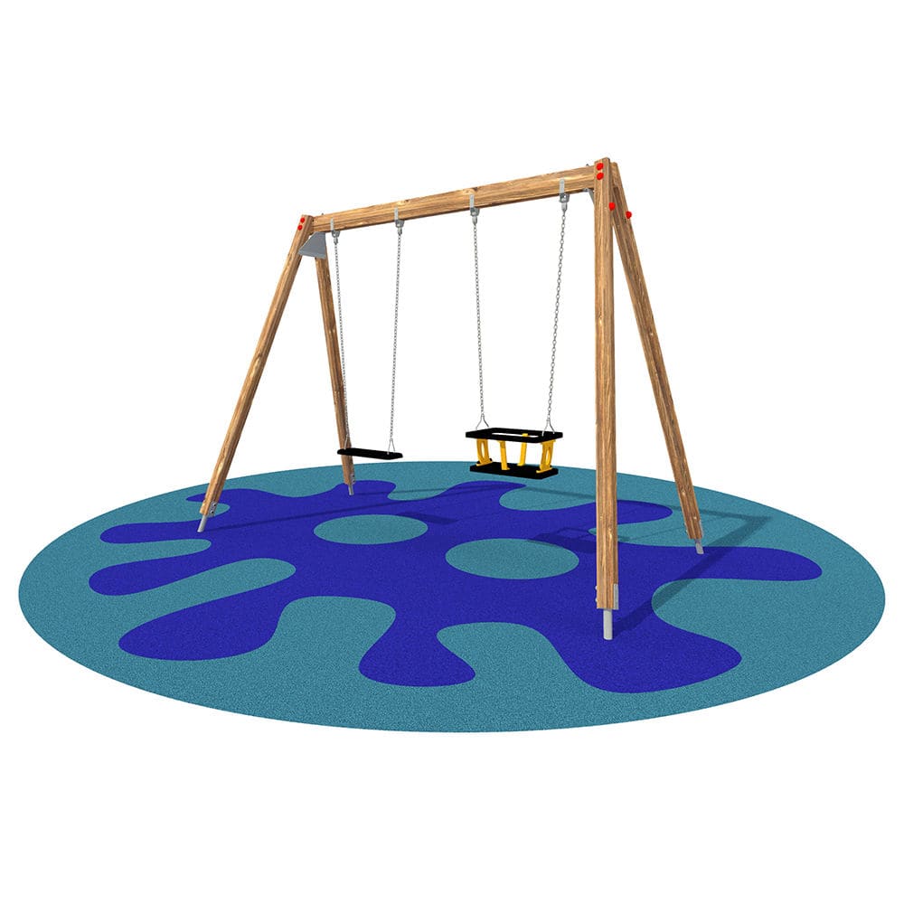 Balançoire en bois - ALEXIA - Dimo Group Srl - en métal / en ...