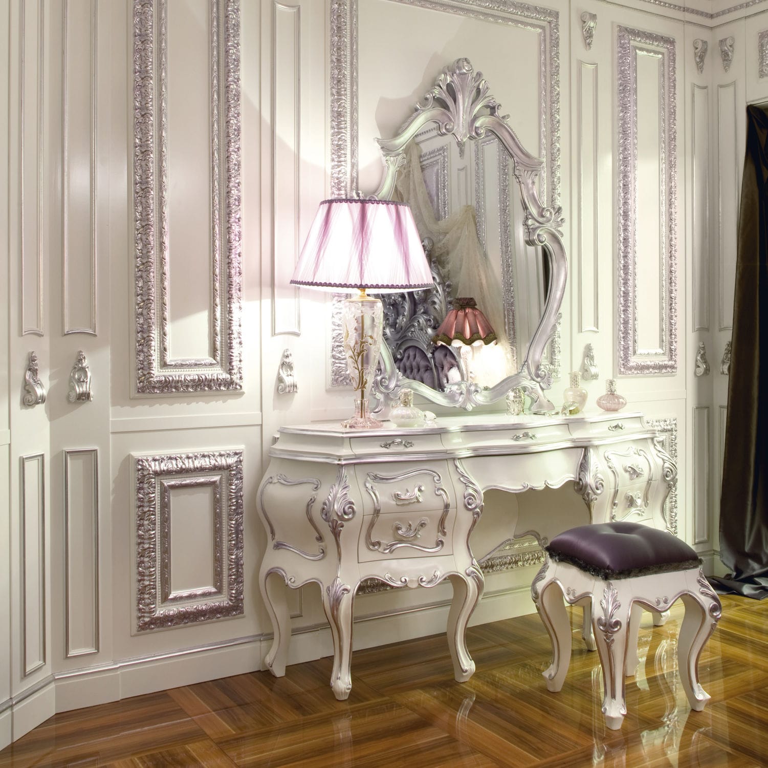 Coiffeuse de style - 15211 - Modenese Luxury Interiors - en bois laqué