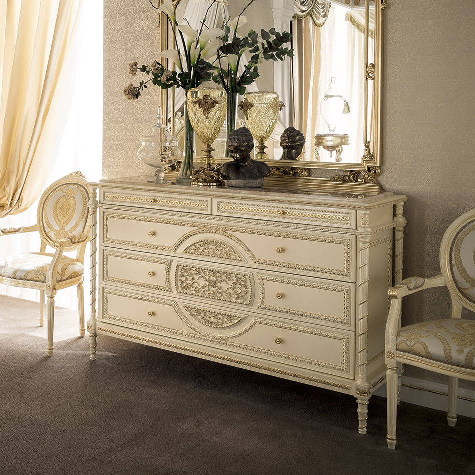 Commode de style - 14217 - Modenese Luxury Interiors - en bois massif ...