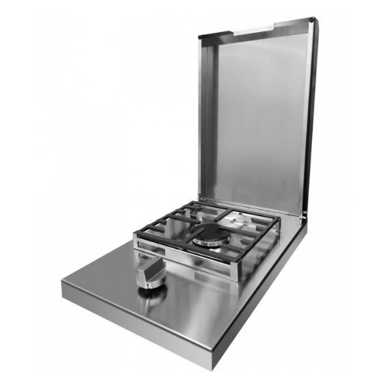 Table de cuisson à gaz - SWING - STEEL - 1 foyer / encastrable / avec ...