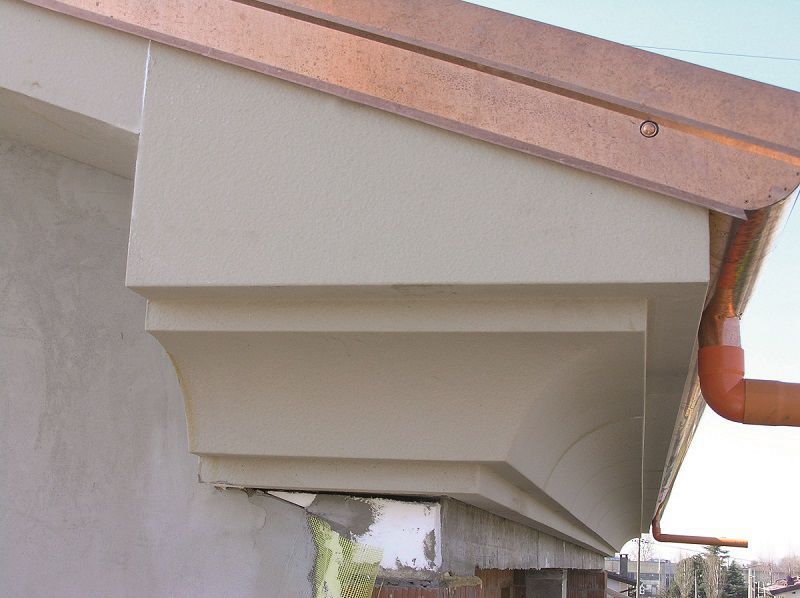 Corniche pour toiture - RE.PACK Srl - en polystyrène expansé ...