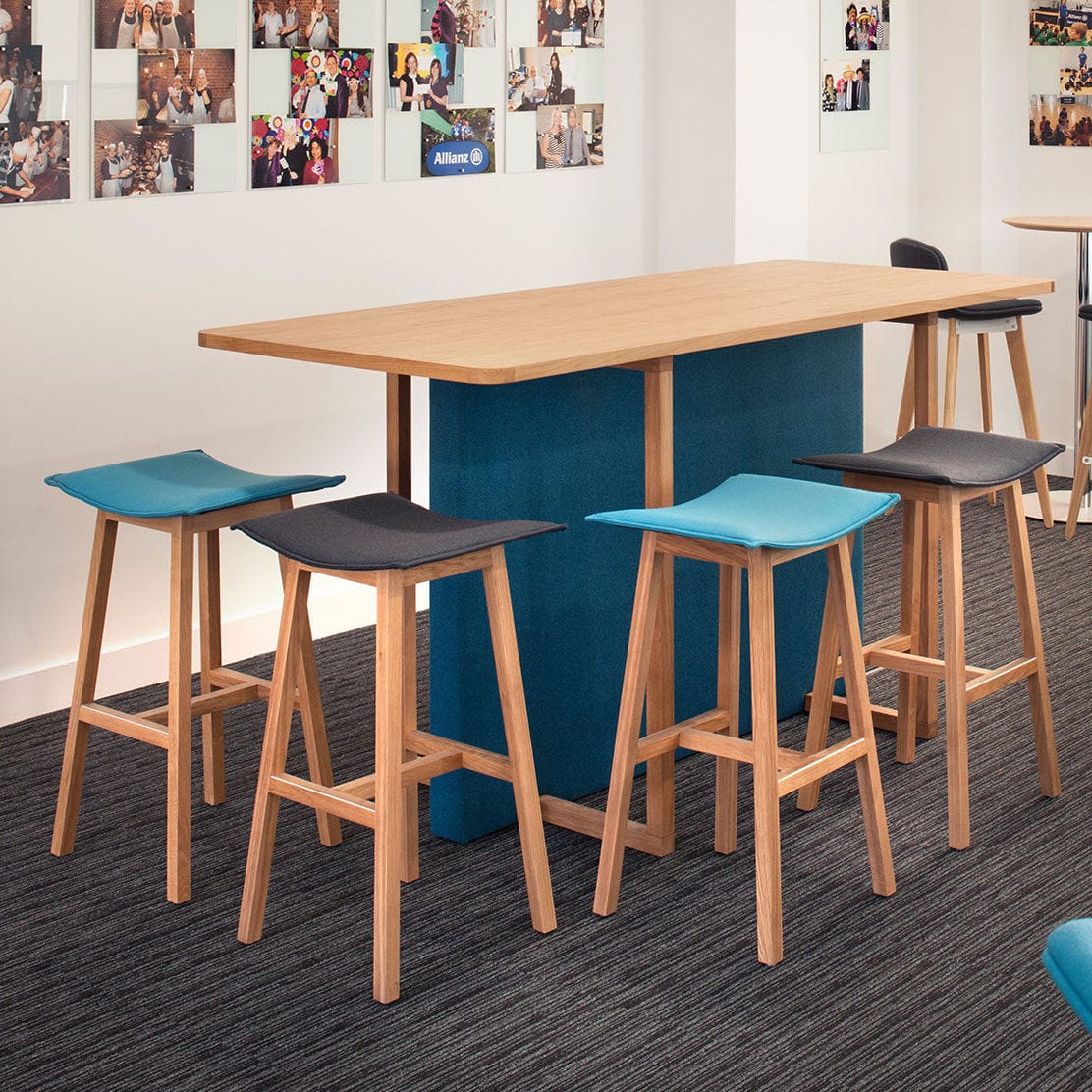 Tabouret de bar contemporain - ON YOUR JAYS - Orange Box - en cuir ...