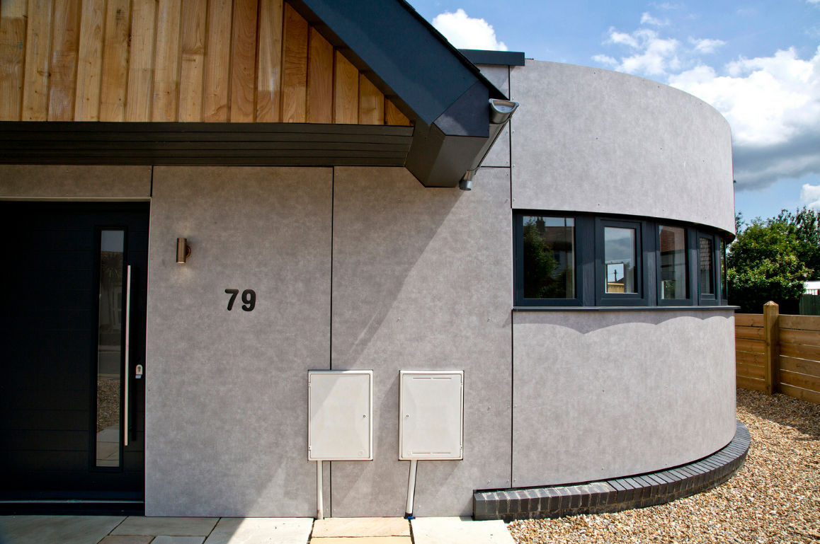 Bardage en panneaux - ROCKPANEL STONES - Rockwool B.V. / Rockpanel - en basalte / lisse / flexible