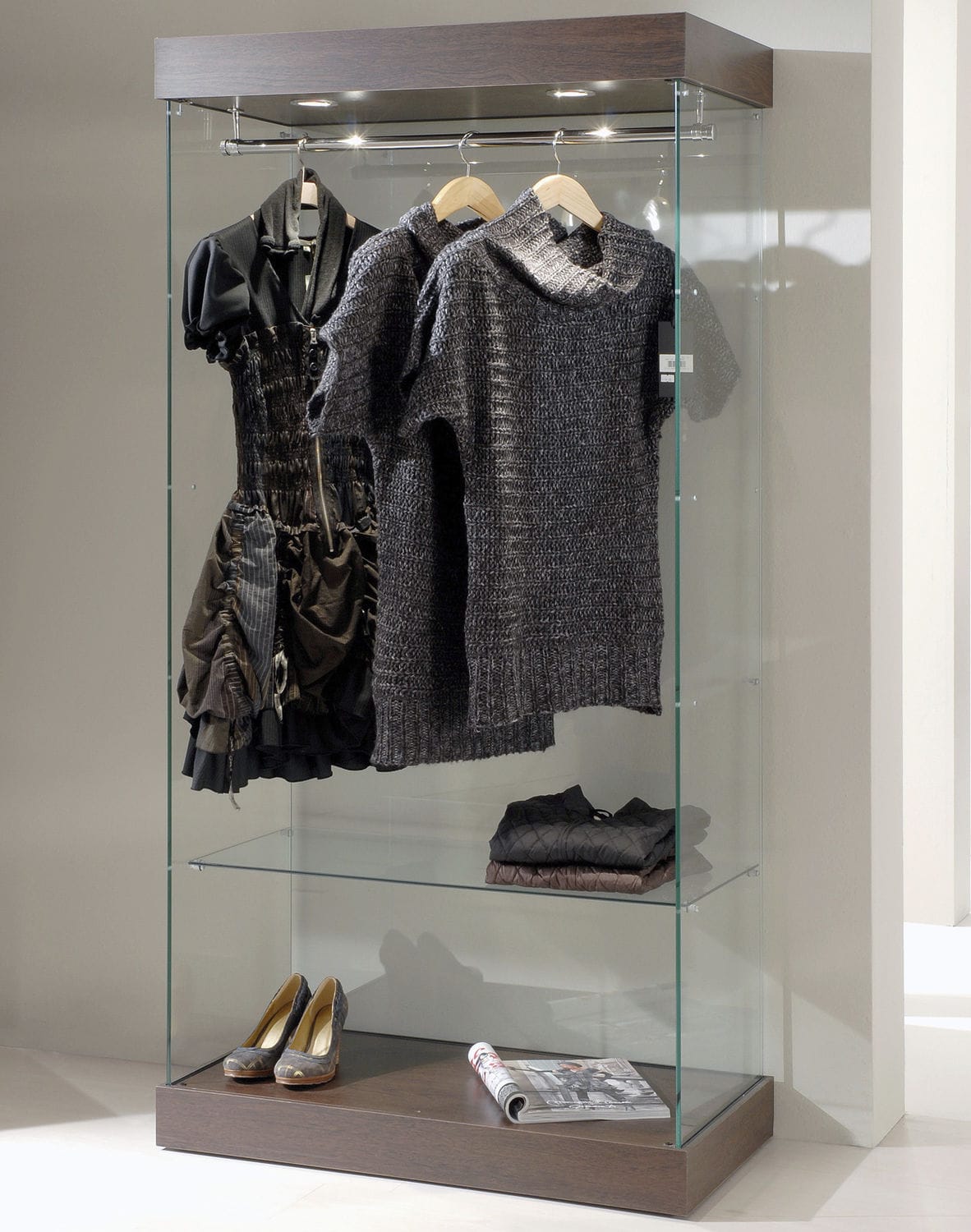 Vitrine contemporaine - 131/CA - Italvetrine - en verre trempé ...