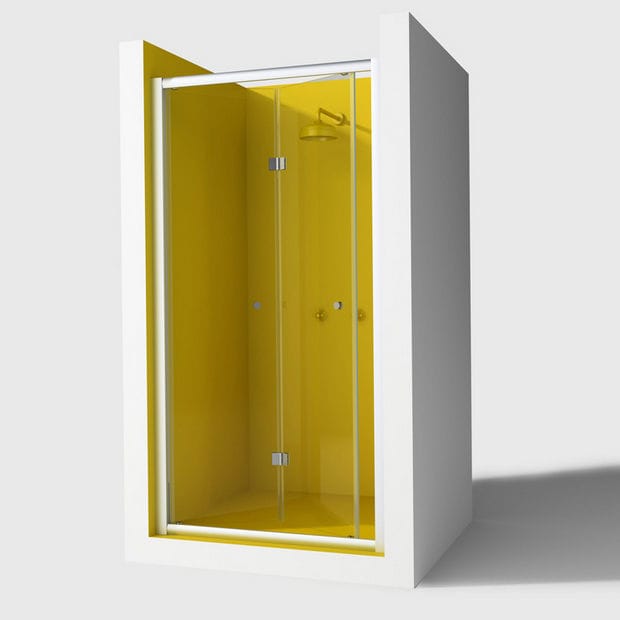 Paroi de douche pliante - LUNA RIMA - Lasser, S.A. - en niche / en ...