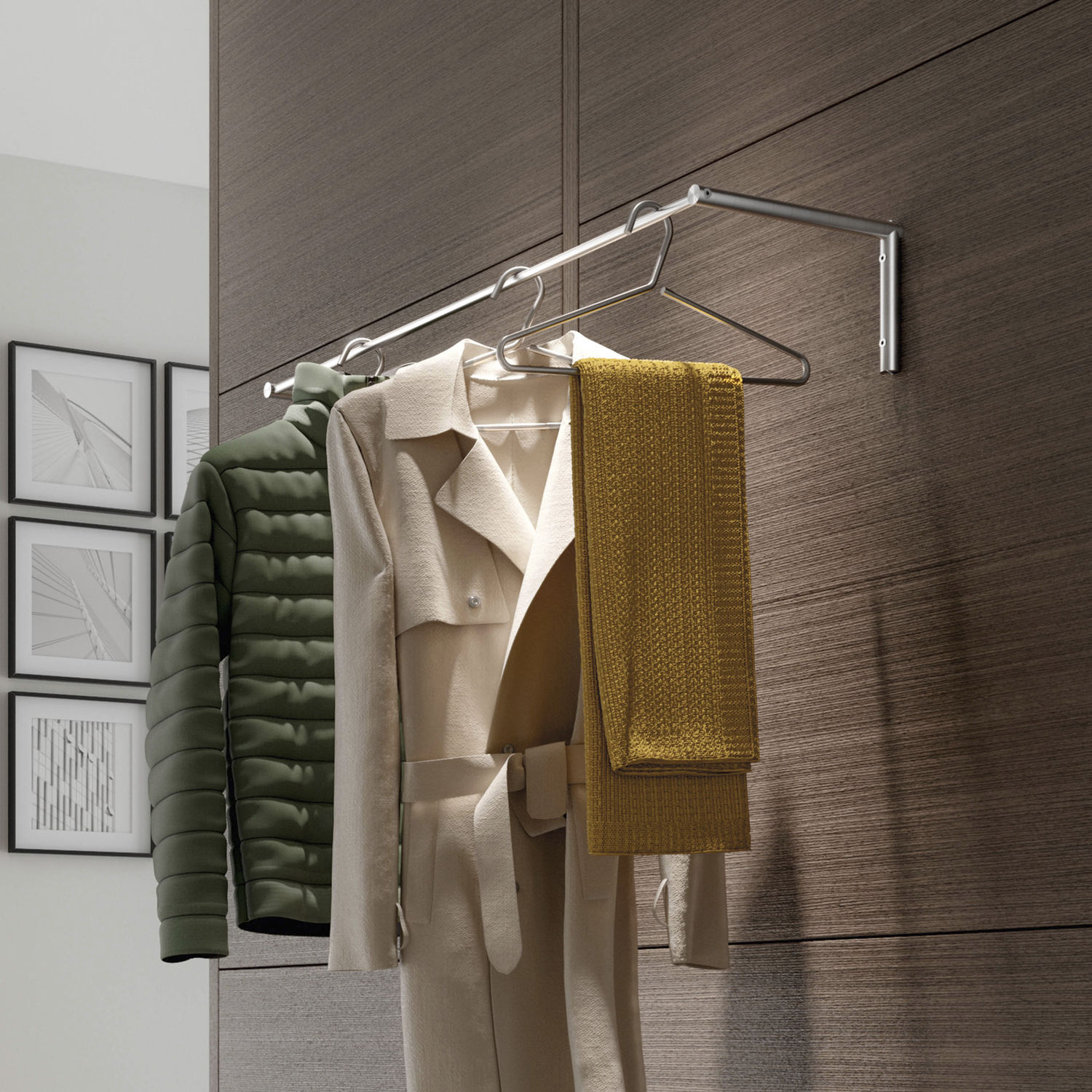 Porte-cintres mural - G13-500 - PHOS Design GmbH