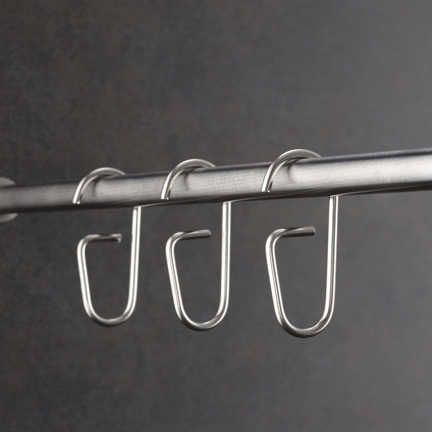 Crochet en acier inoxydable brossé - HKD - PHOS Design GmbH
