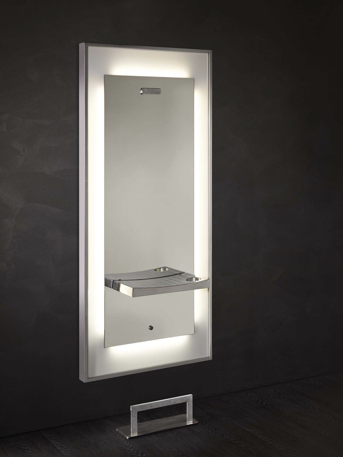 Coiffeuse contemporaine - PLATINUM - Salon Ambience - en acier ...