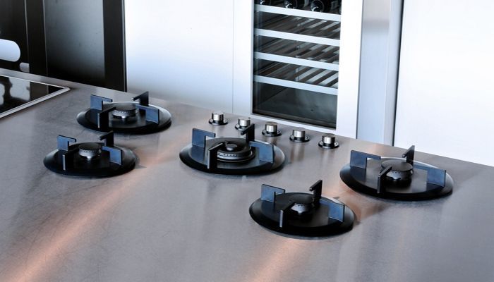 Table de cuisson à gaz - ICGX513 - ABK InnoVent - 5 foyers ...