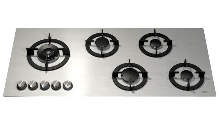Table de cuisson à gaz - KPGM : KPGM0513 - ABK InnoVent - 5 foyers ...