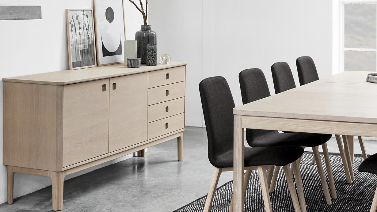 Buffet contemporain - #300 - Skovby - en chêne / en noyer