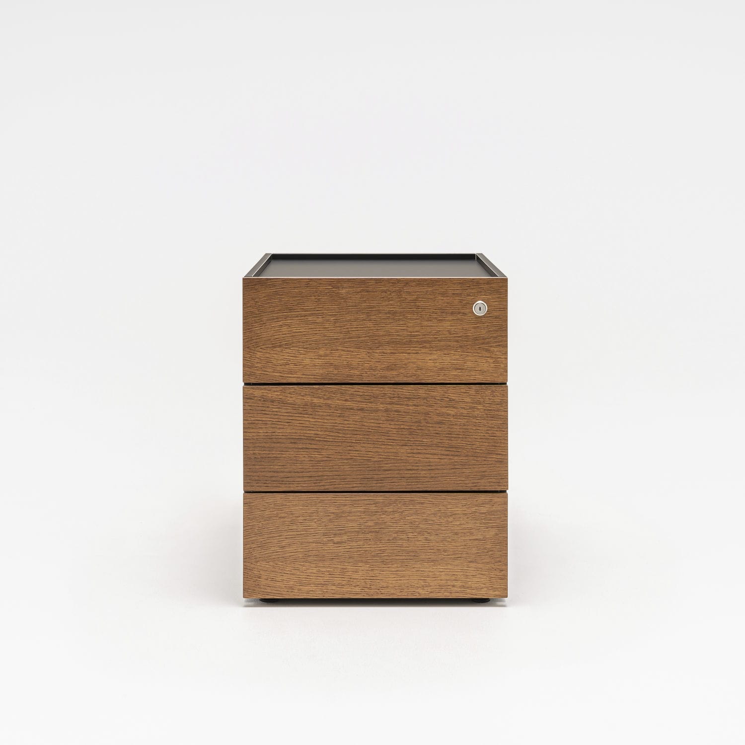 Caisson de bureau en chêne - Viga - MDD - en placage de bois / en HPL ...