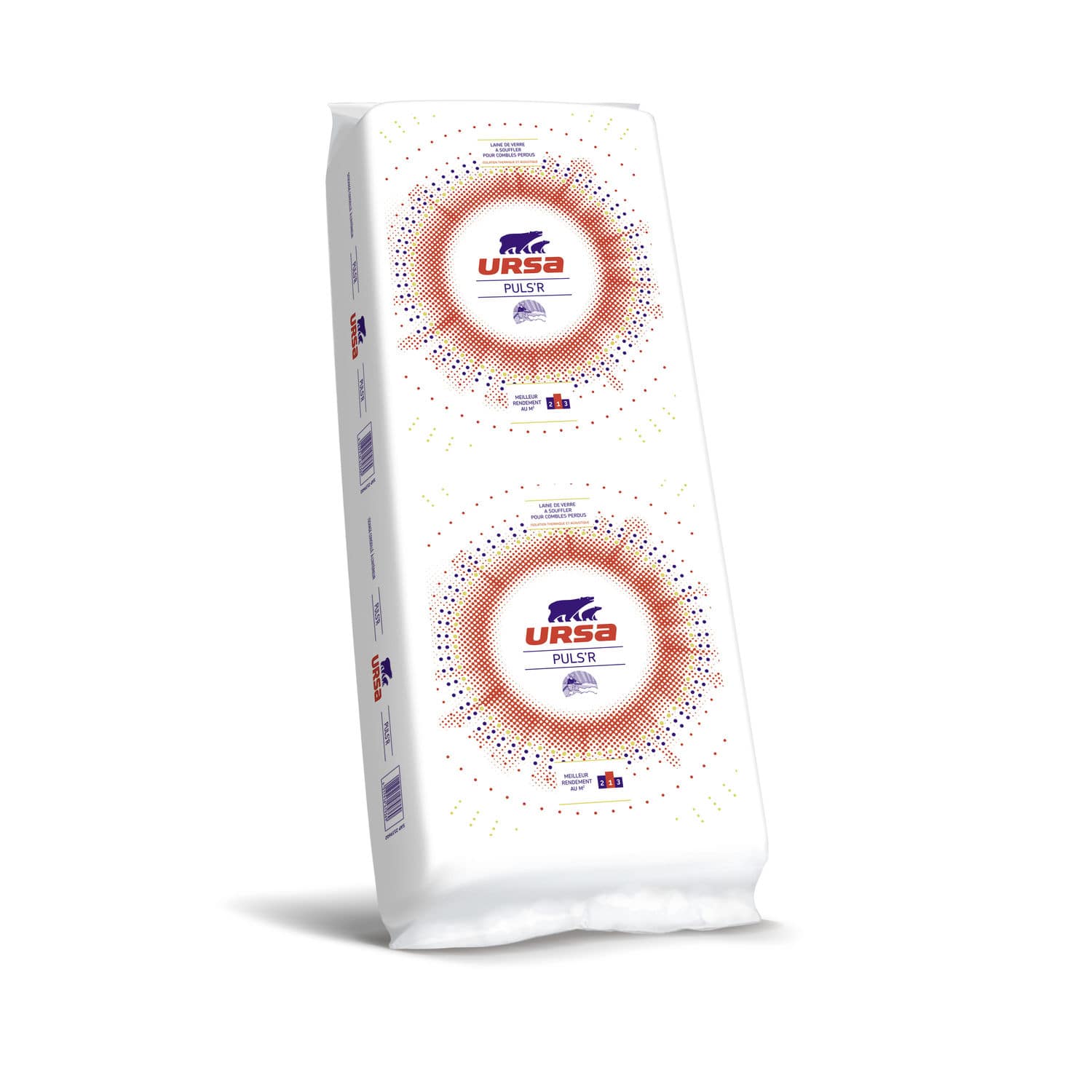 Isolant thermo-acoustique - PULS’R 47 - URSA France - en laine de verre / projeté / pour comble