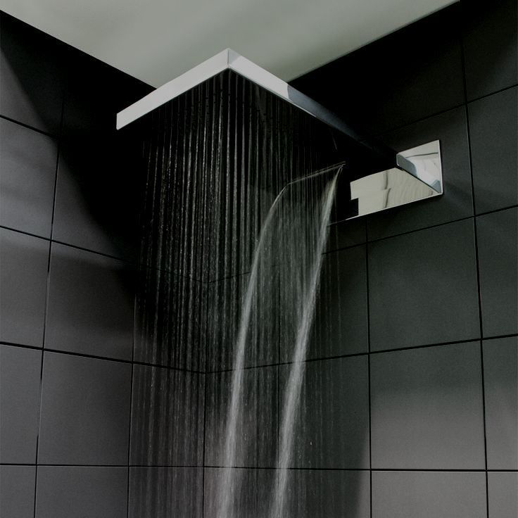 Set de douche mural - NF8000L - Ama Luxury Shower - contemporain / cascade