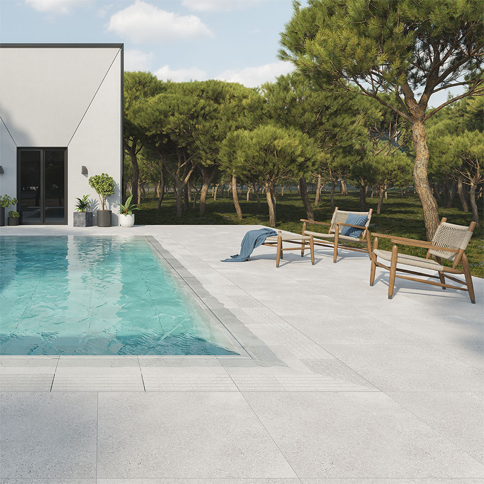 Margelle de piscine en grès cérame - ARUBA - Cerámica Mayor ...