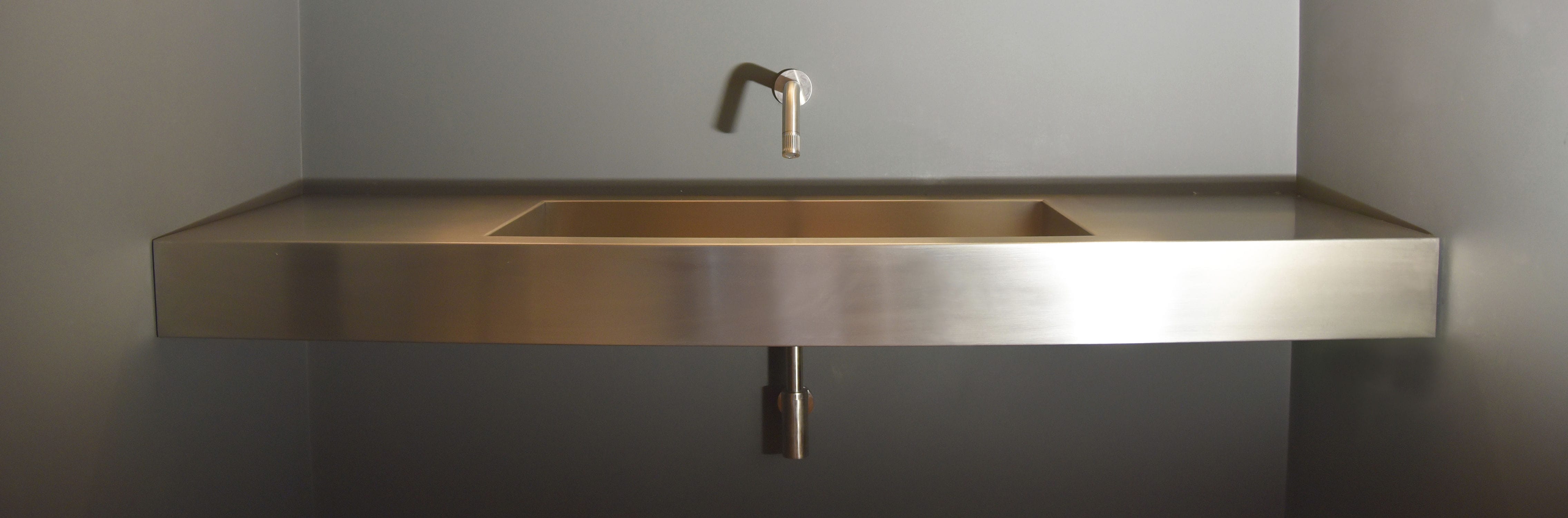 Vasque suspendue - FOSS - Componendo - en inox / rectangulaire ...