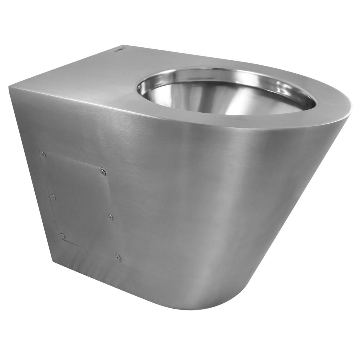 WC à poser - 13012.B - NOFER - en inox / professionnel / ovale