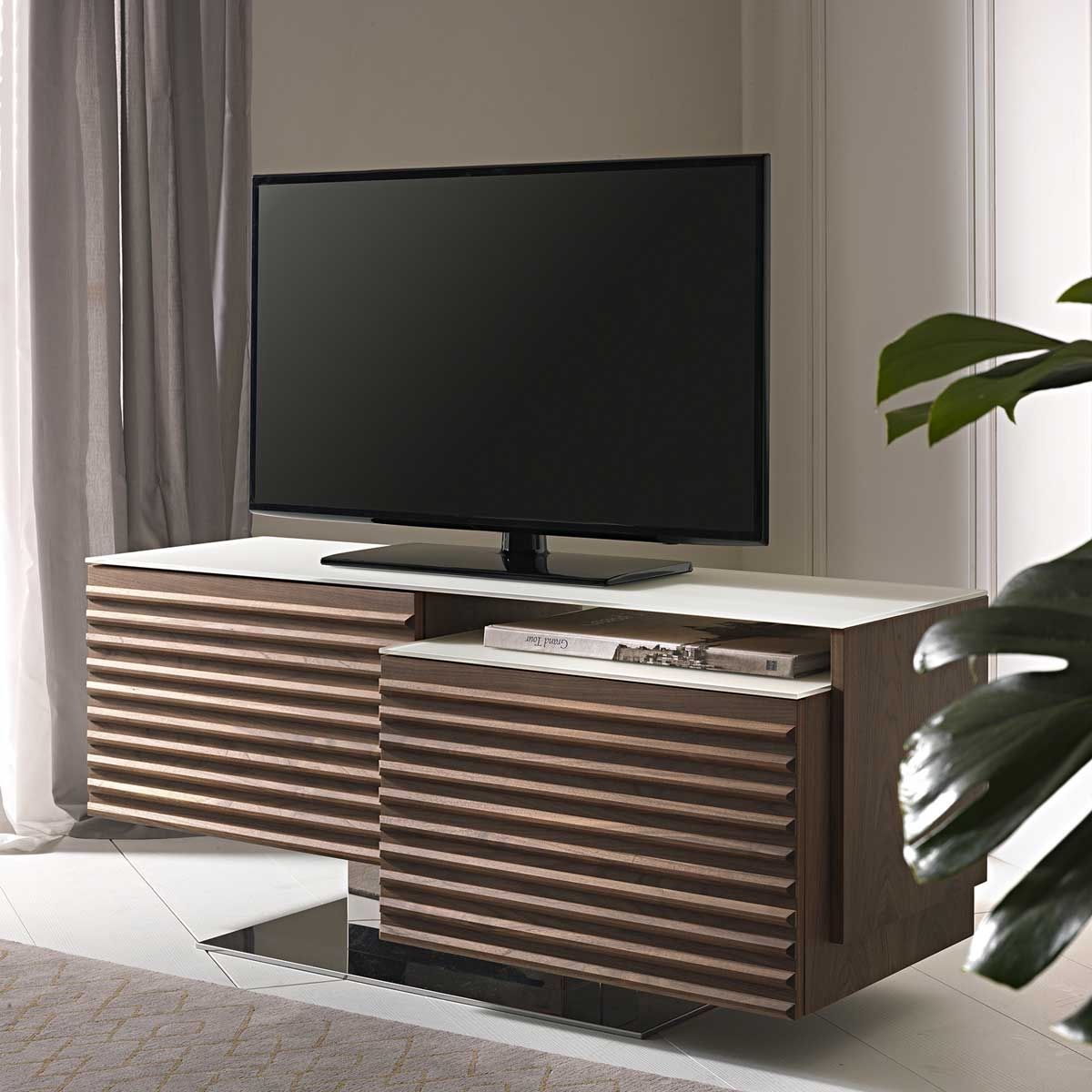 Meuble TV contemporain - Fabius - Italy Dream Design - 2 portes ...