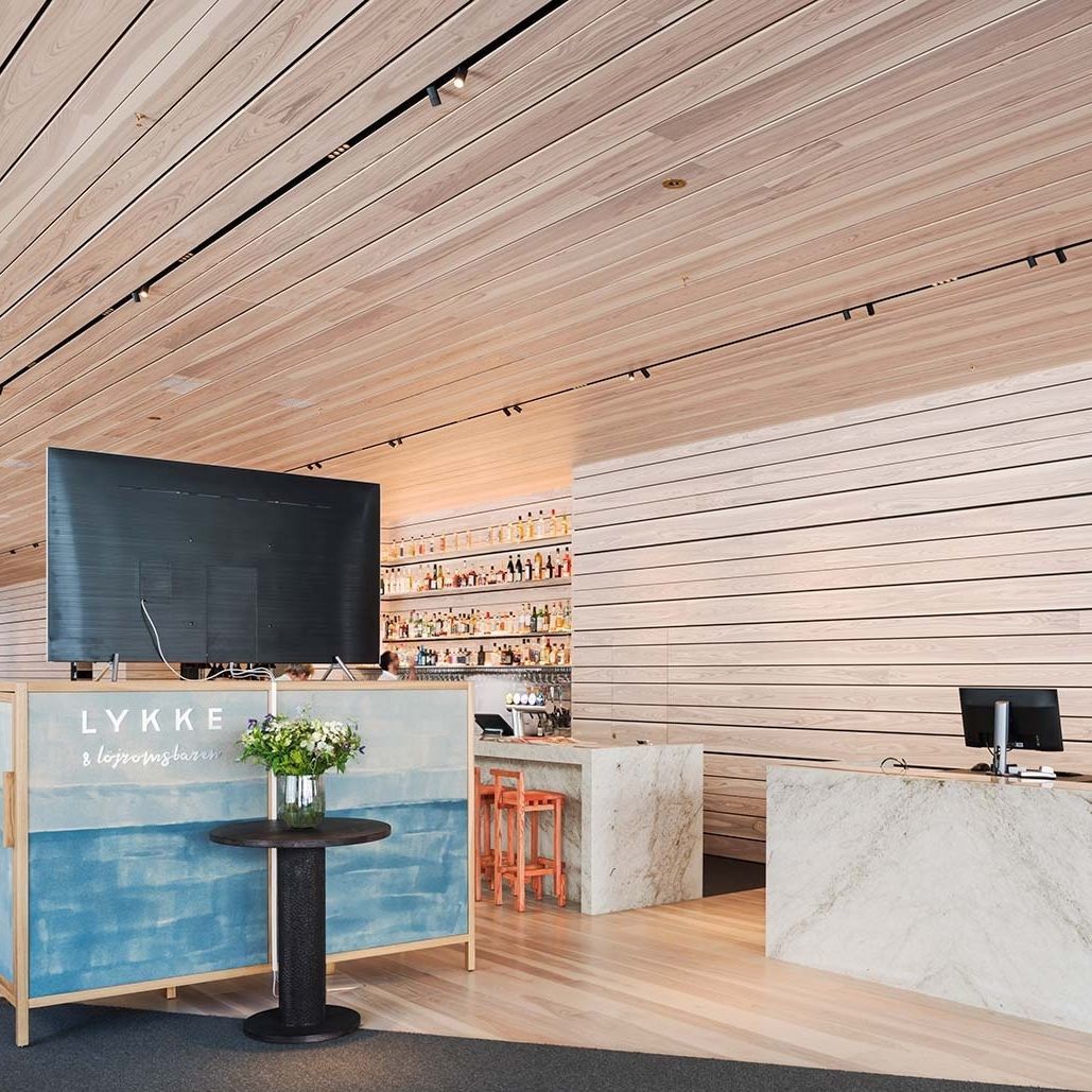 Panneau acoustique pour plafond - LINEAR PLANK - Gustafs Scandinavia AB ...