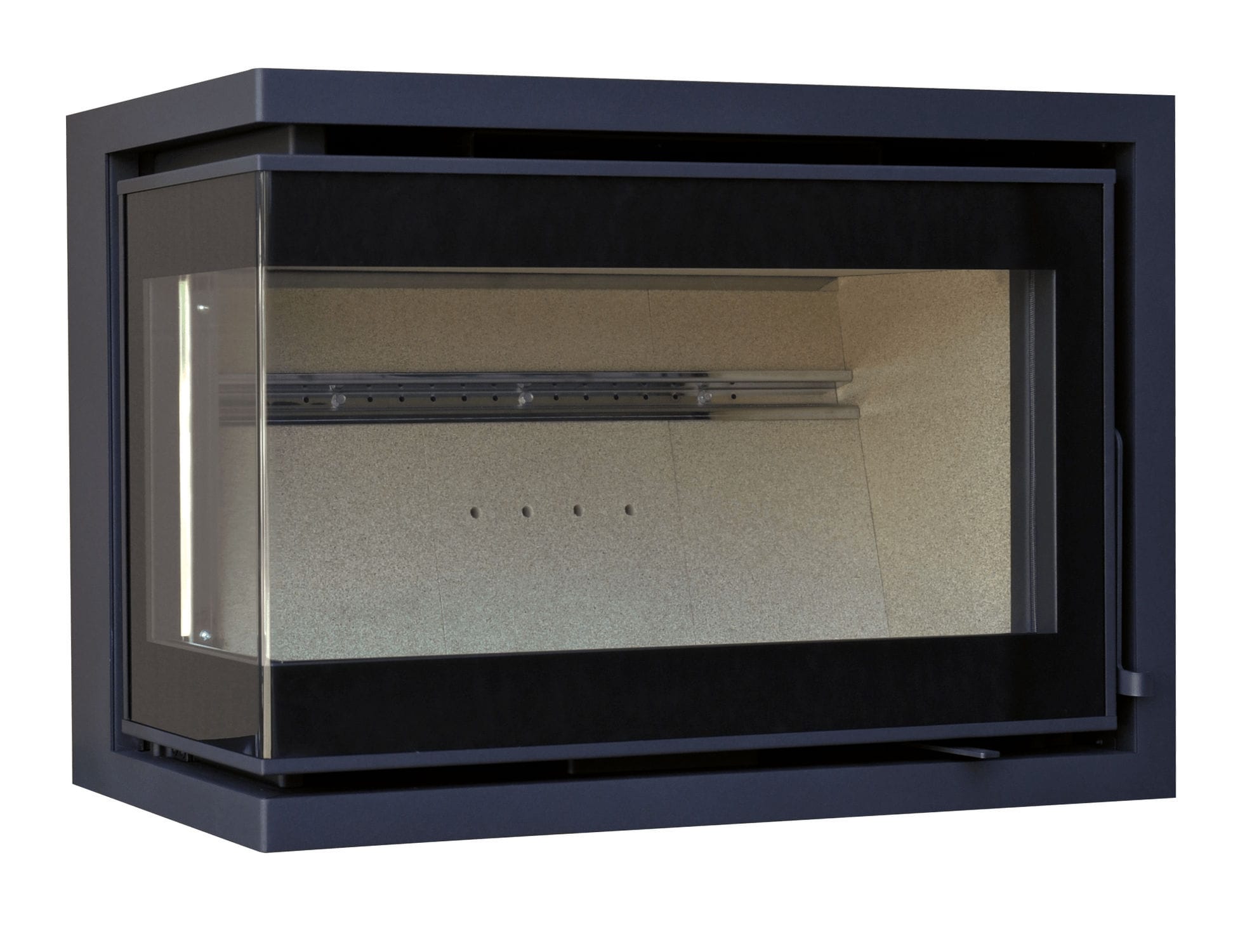 Insert de cheminée à bois - JIDE - d'angle