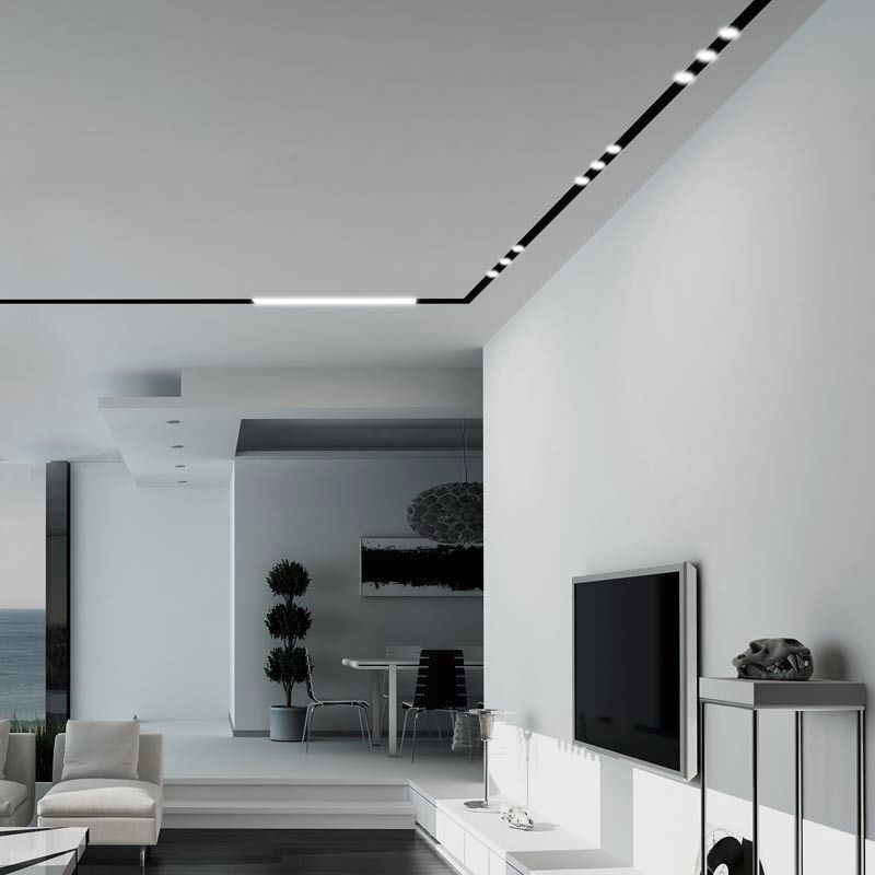 Éclairage sur rail à LED - CORSO50 - Arcluce S.p.A. - rond / linéaire ...