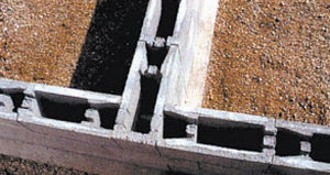 Bloc coffrant en béton - STEPOC - Perin - pour mur