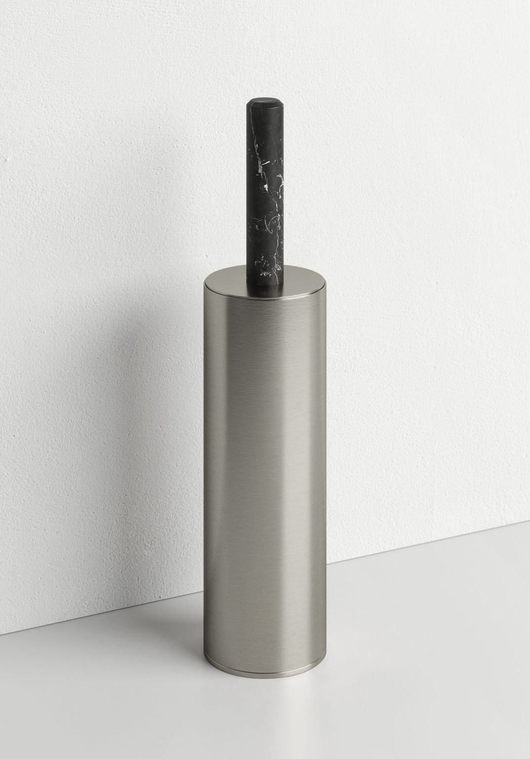 Brosse de toilettes en métal - PO 071 CR MTL - ALPI SPA - en îlot / polie