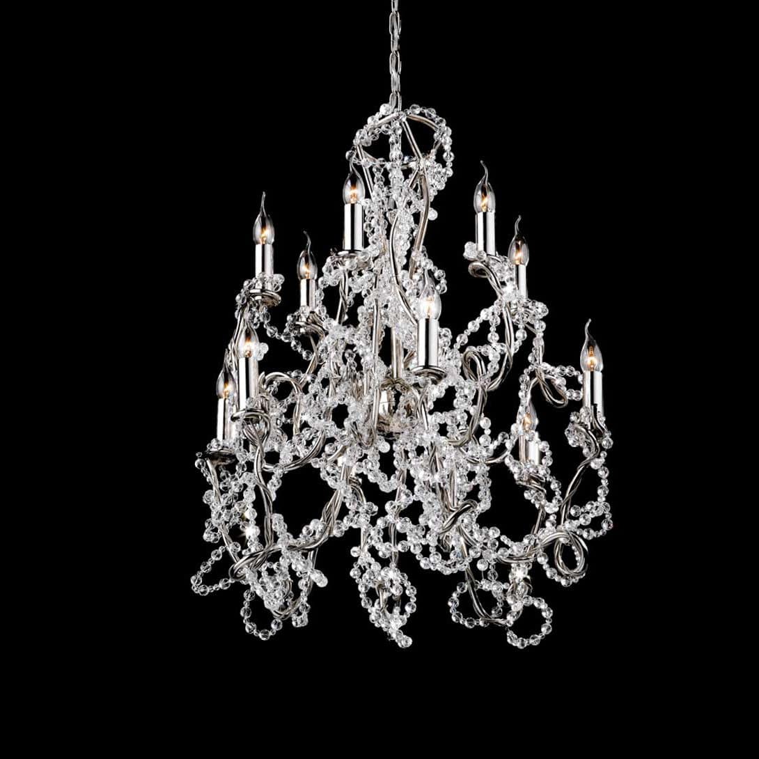Lustre contemporain - COCO : COCOCC100N - Brand van Egmond - en cristal ...