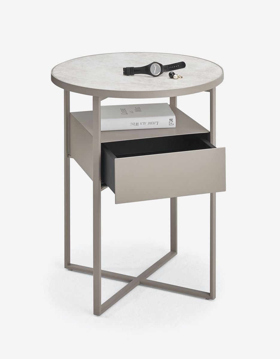 Table d'appoint contemporaine - minimize round plus - YOMEI - en bois ...