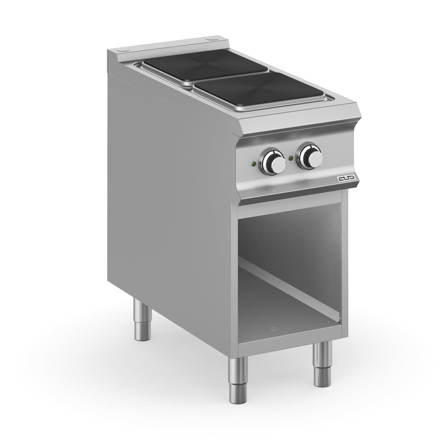 Cuisinière électrique - PQ94A - mbm - professionnelle / 1 four / 2 foyers